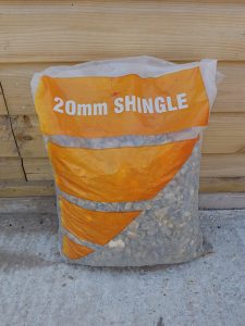 20mm Shingle 25KG for sale at AGM Fencing | Kent Fencing Suppliers